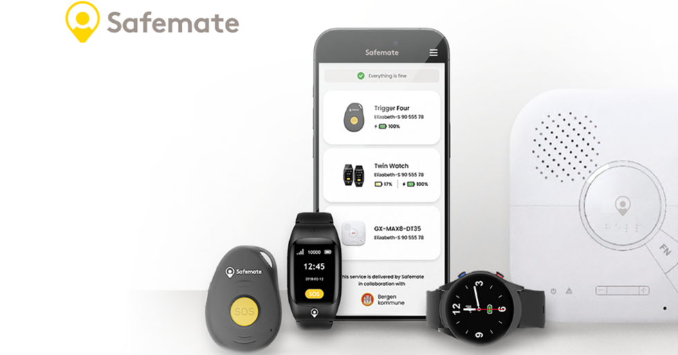 Safemate tilkallingsalarm - den foretrukne mobile trygghetsalarmen